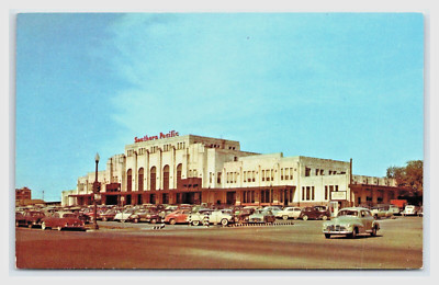 Texas Houston ~ SOUTHERN PACIFIC RAILROAD RR. Station 1940s 50s ...