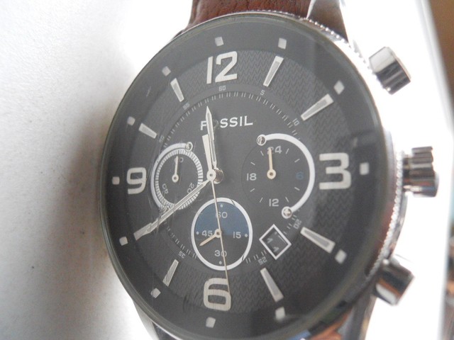 Fossil men's chronograph quartz battery & water-resist Analog watch.Fs ...