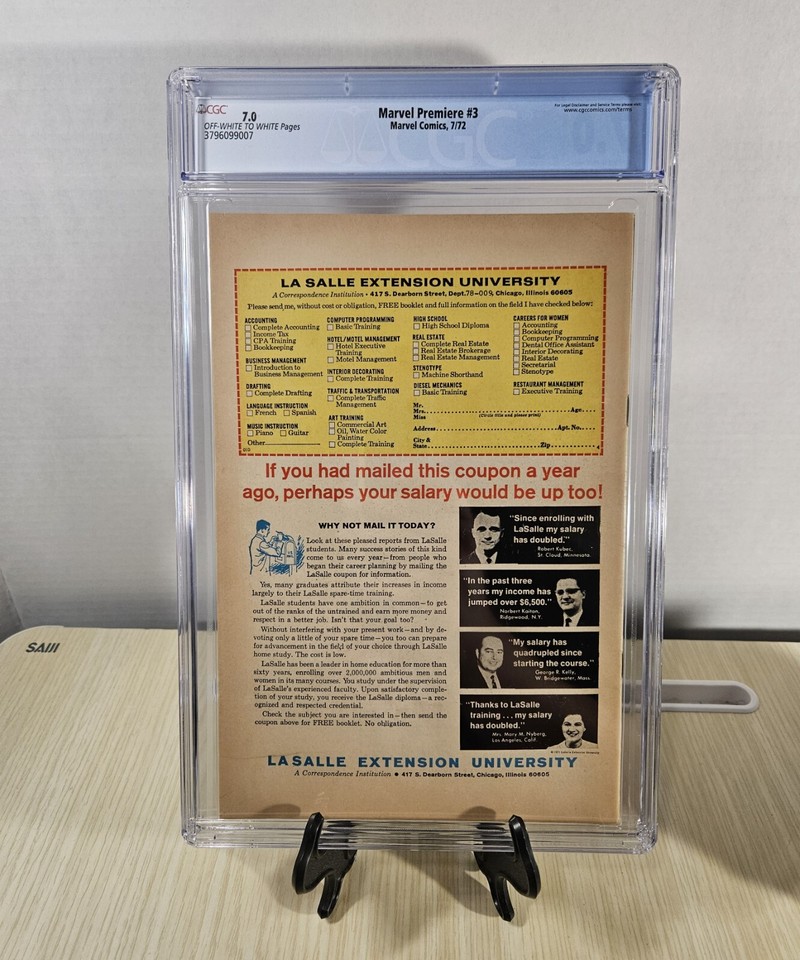 Marvel Premiere #3 Dr. Strange July 1972 CGC 7.0 KEY ISSUE Series ...