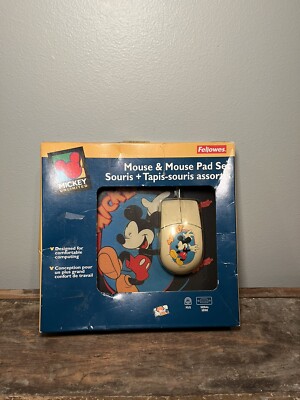 Vintage Fellows Mouse And Mouse Pad Disney Mickey Mouse- Brand NEW | eBay