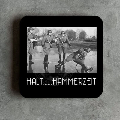 Funny WW2 HAMMERZEIT Style Drinks Coaster Gift Humour Item MC Hammer ...
