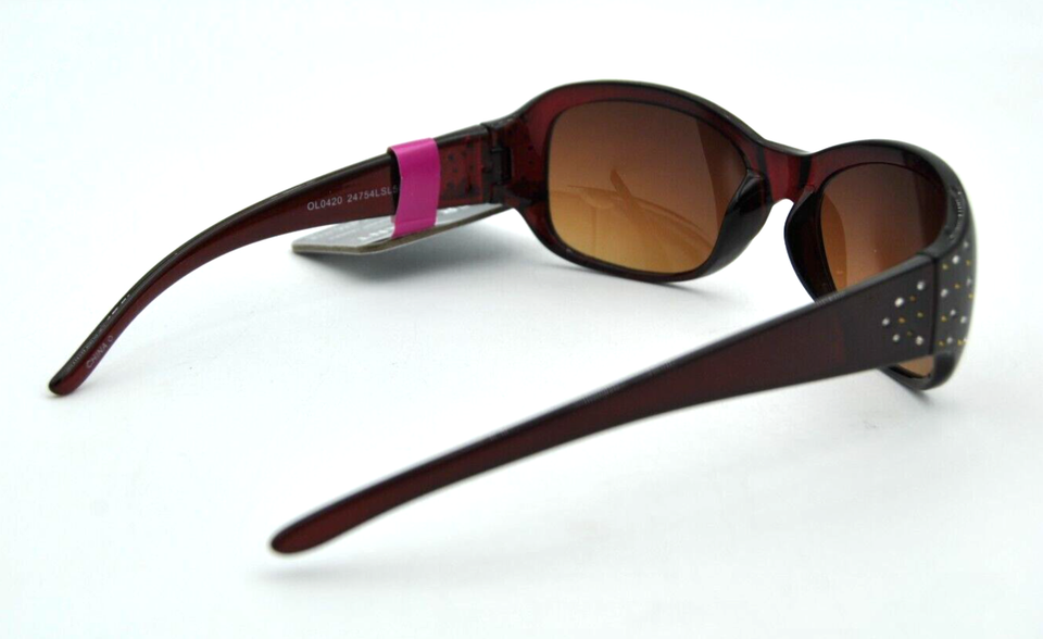 Foster Grant 24754LSL500 Ladies Translucent Deep Red & Jewels ...