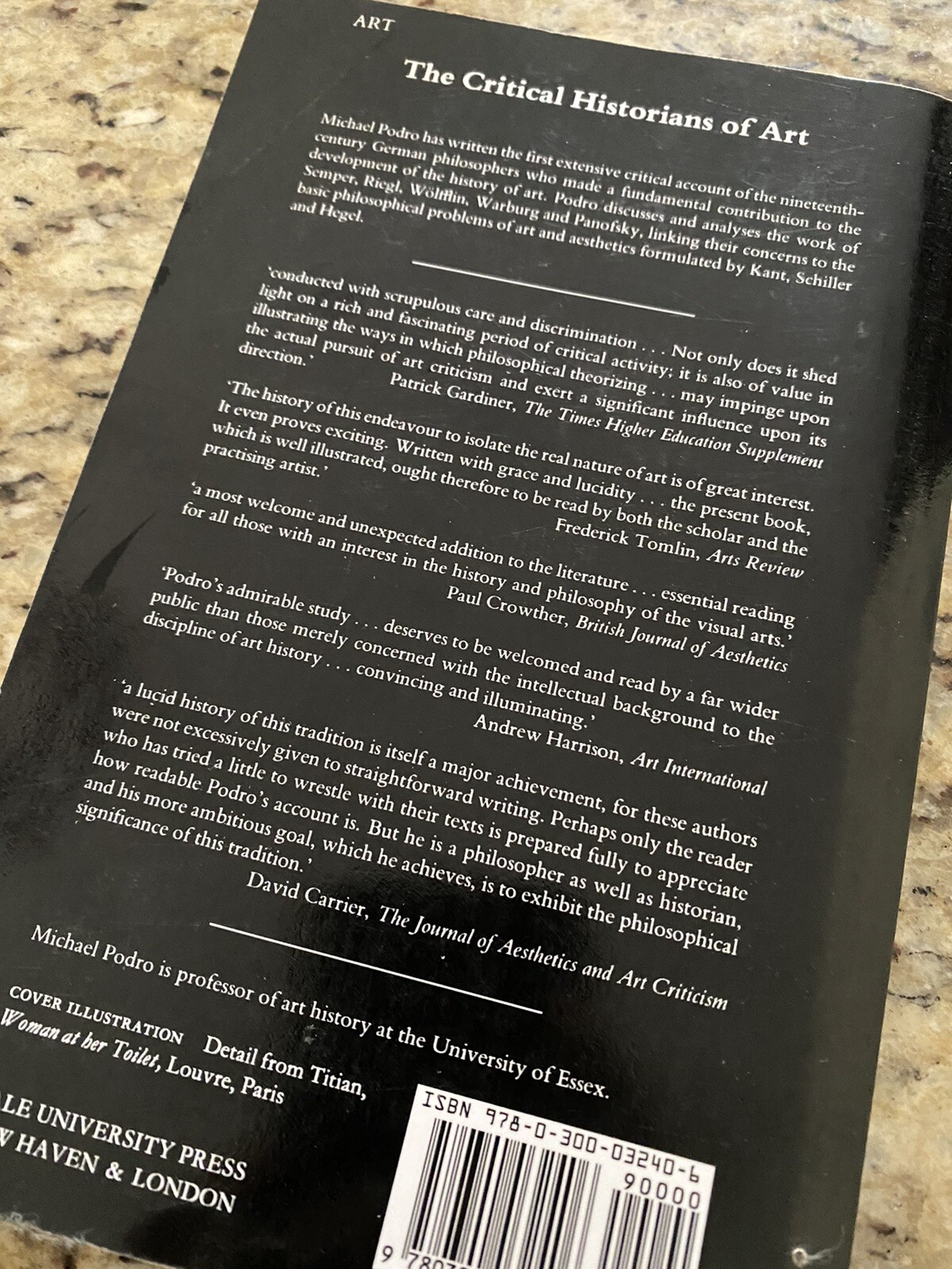 The Critical Historians of Art by Michael Podro (1984, Trade Paperback ...