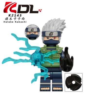 Custom Naruto Shippuden Kakashi Hatake Minifigure with Chidori New/Mint ...