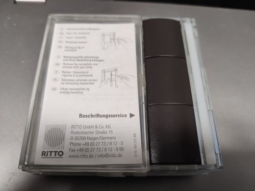 Ritto Tastenmodul 15753 /62 braun neu und originalverpackt 3 Klingeltasten | eBay.de