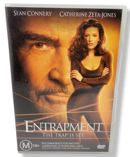 DVD - Entrapment (1999) starring Sean Connery & Catherine Zeta-Jones ...
