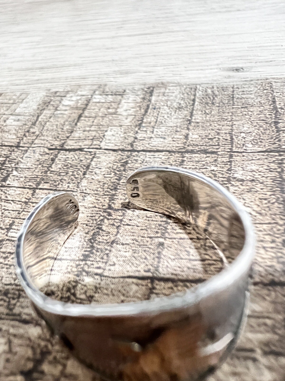 Vintage Fine Silver 950 18k Thunderbird Mexico Ring B… - Gem