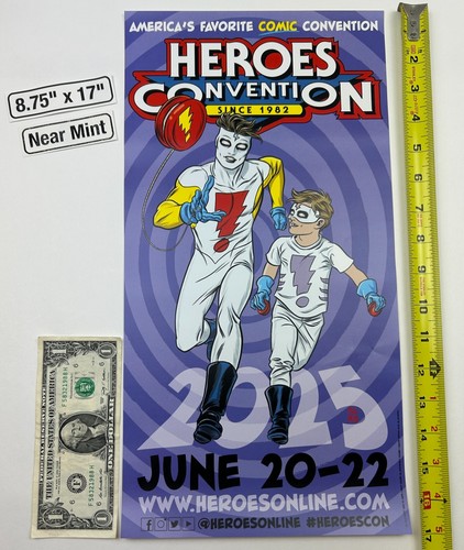 2024 Heroes Convention Madman 8.75 x 17 Poster Charlotte NC Mike Allred 2025 | eBay