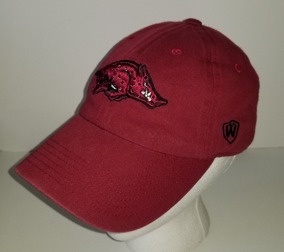 Arkansas Razorbacks beaded jeweled cotton adjustable cap hat | eBay