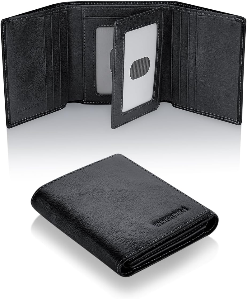 2023 New Wallets for Men Trifold Leather Wallet,Front Pocket Wallets ...