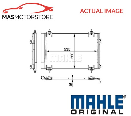 A/C AIR CON CONDENSER MAHLE ORIGINAL AC 667 000S A FOR PEUGEOT 307,308 ...