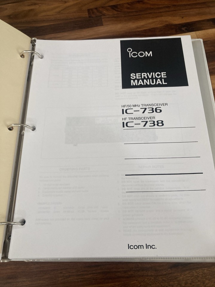 Icom IC-738 Ham Radio HF Transceiver With Mic and Instruction Manual | eBay