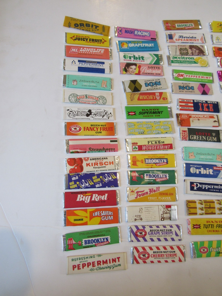 60 Sticks of Vintage Chewing Gum from around the World Display Only | eBay