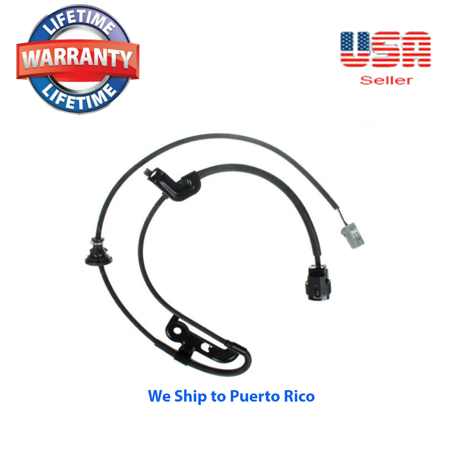 4 ABS Sensor & Harness Rear LEFT & RIGHT FOR ES350 07-10 Toyota Camry ...