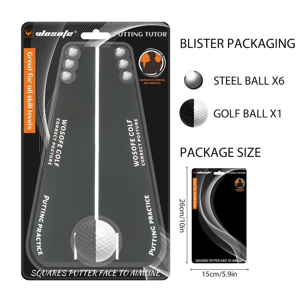 New Golf Putting Tutor Golf Putting Instructor Alignment Aid Golf Swing ...