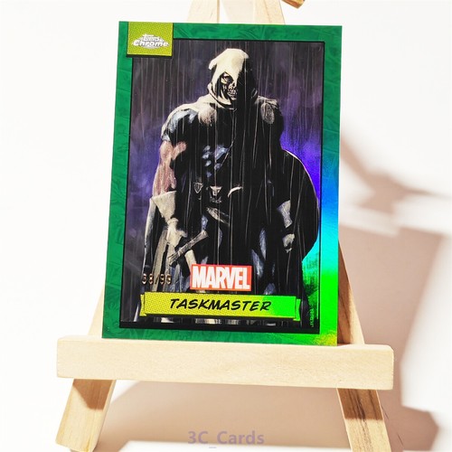 2024 Topp Chrome Marvel Taskmaster #135 Green Refractor /99 | eBay