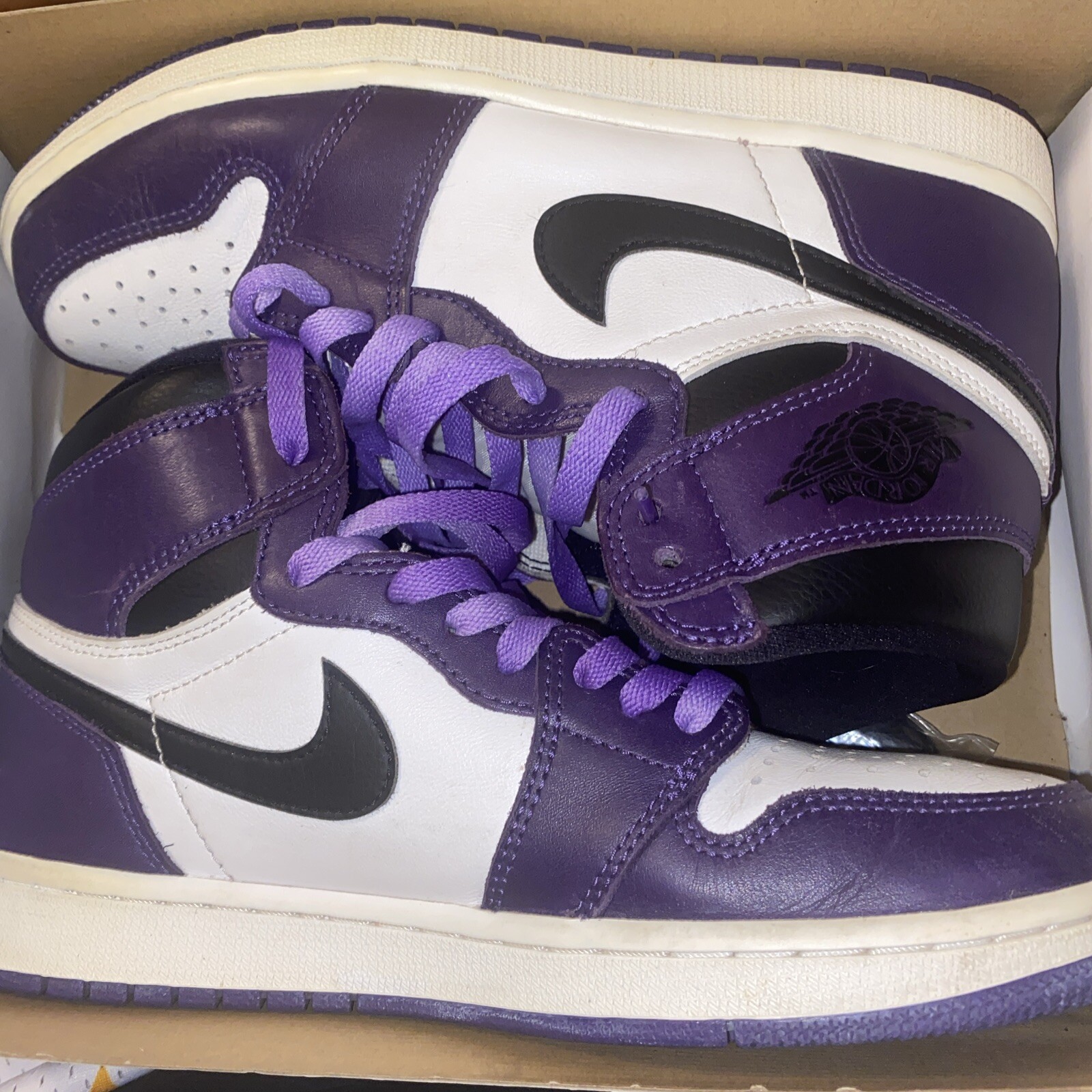 Size 9 - Jordan 1 Retro OG High Court Purple 2.0 193658125550| eBay