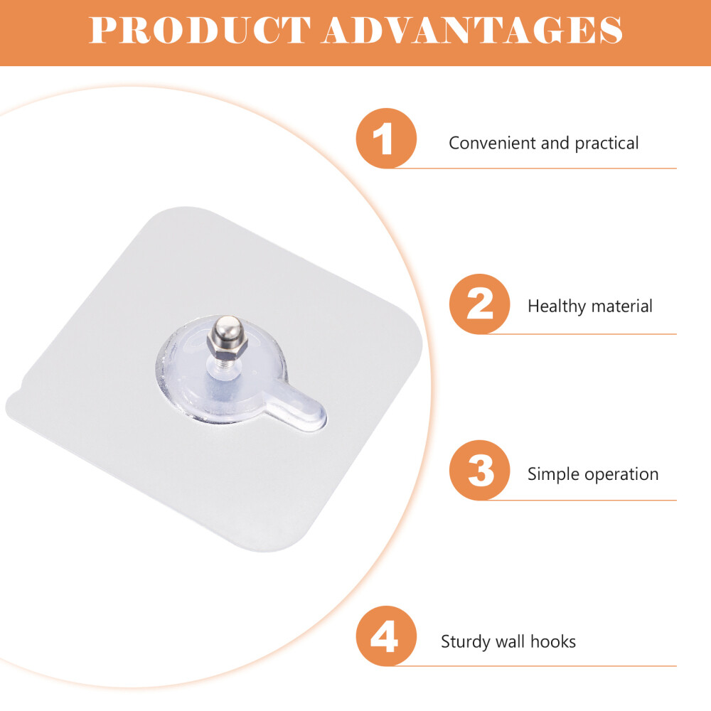 10 Pcs Heavy Duty Picture Hangers Photo Frame Nail Art Stickers Clothes ...