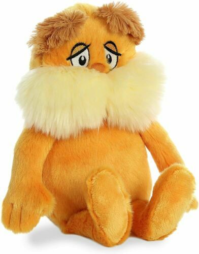 DR SEUSS THE LORAX 7.5" SUPER SOFT TOY PLUSH BRAND NEW GIFT AURORA ...