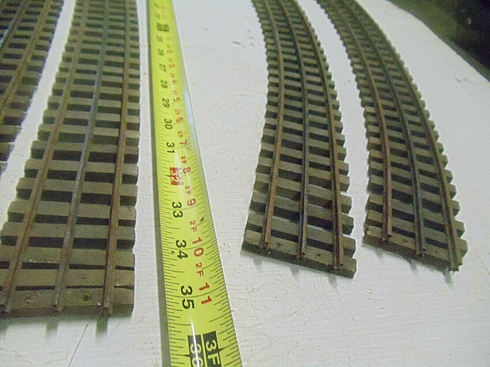 Old Vintage O O27 Gauge 3 Rail Train Track Lot 5 Pieces wooden Ties ...