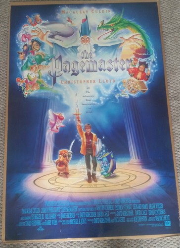 The Pagemaster (1994) Original Movie Poster 27x40 Christopher Lloyd ...