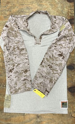 USMC FROG Combat Shirt Desert MARPAT Medium Long | eBay