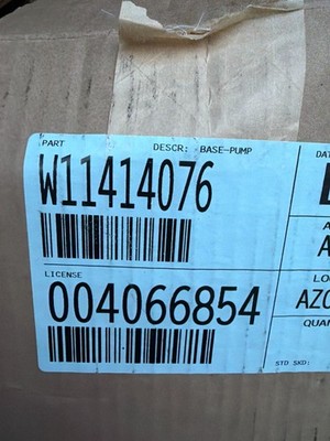 Genuine OEM Whirlpool W11414076 Dishwasher Circulation Pump & Motor ...