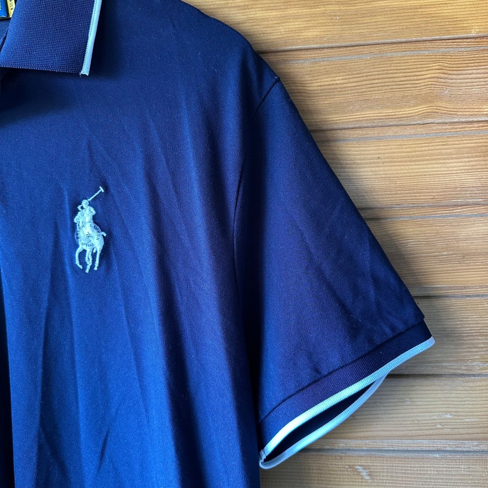 AO Australian Open Polo Shirt Ralph Lauren Tennis Blue Size XL Men's ...