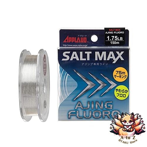 NEW Sanyo Nylon Fluorocarbon Line Upload Salt Max Ajing Fluoro 150m 3lb ...