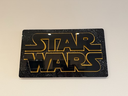 STAR WARS 3D ACRYLIC WALL SIGN – HANDMADE – HEAVY | eBay
