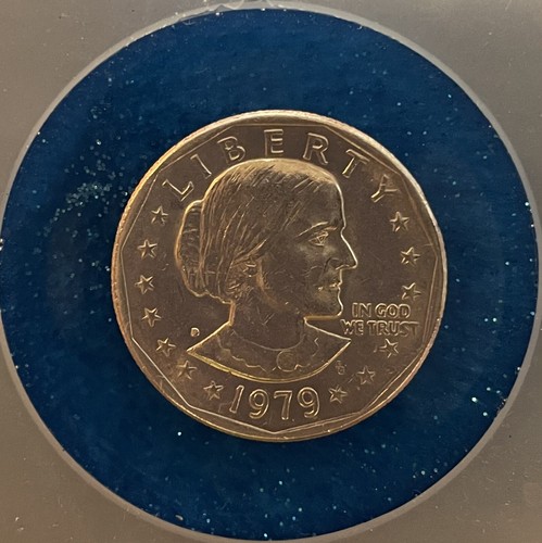 1979, Susan B. Anthony. One Dollar LIBERTY COIN,''D'' mint mark, Rare ...