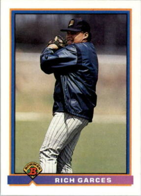 1991 Bowman #324 Rich Garces Minnesota Twins Rookie Card | eBay