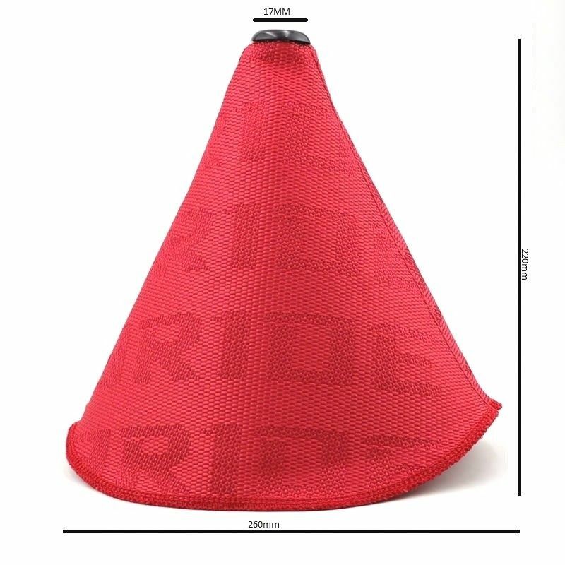 Universal BRIDE Red Hyper Fabric Shift Knob Shifter Boot Cover MT/AT | eBay