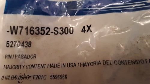 Ford OEM Exterior Rocker Molding Screws W716352S300 New in package (4 ...