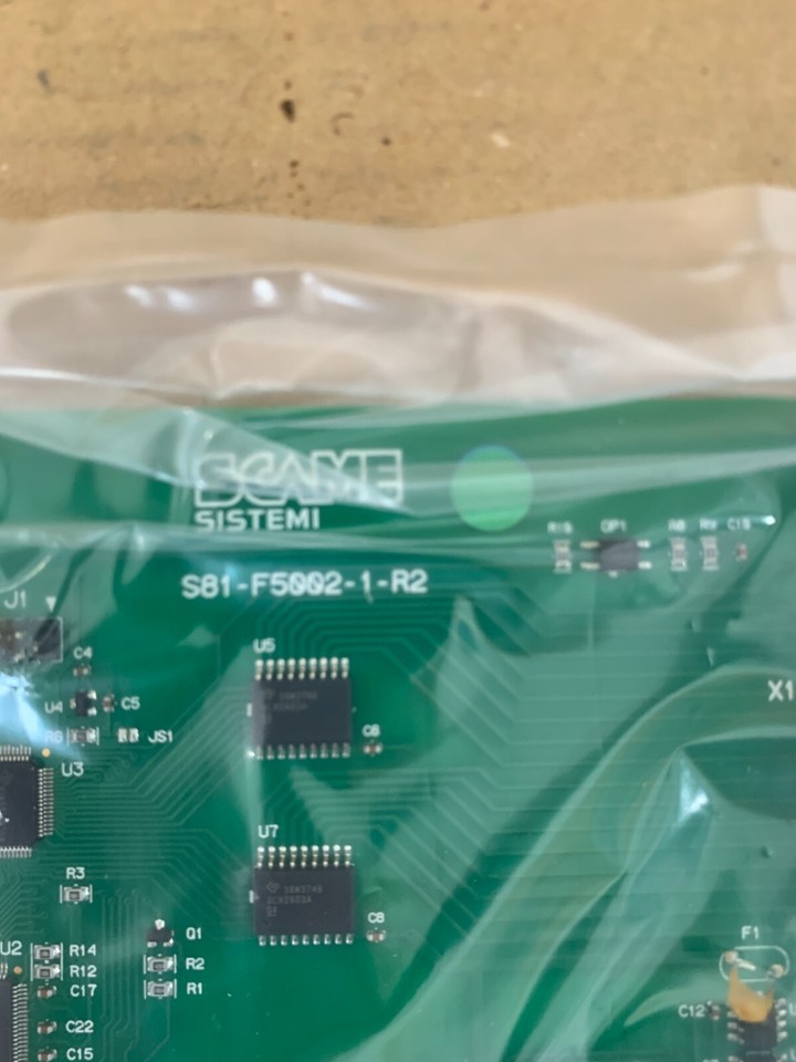 SCAME Sistemi Control Card for Fire Extinguishing System S81/F6001-2 ...