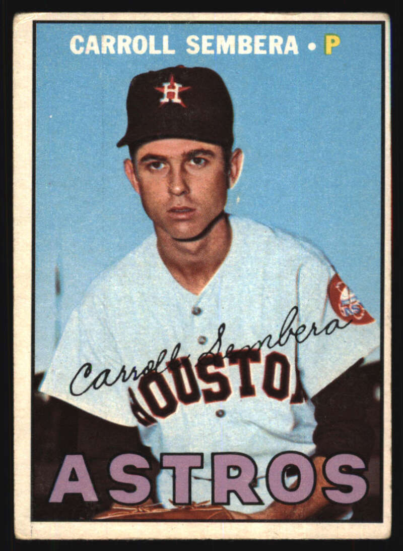 1967 Topps #136 Carroll Sembera GVG Astros 568859 | eBay
