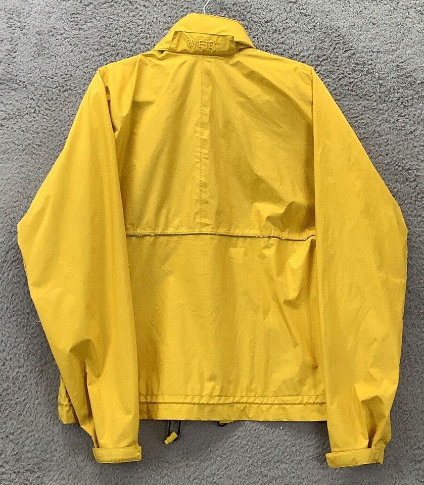 Peak Performance Bike Rain Jacket Large Cycling Yellow Branded ...