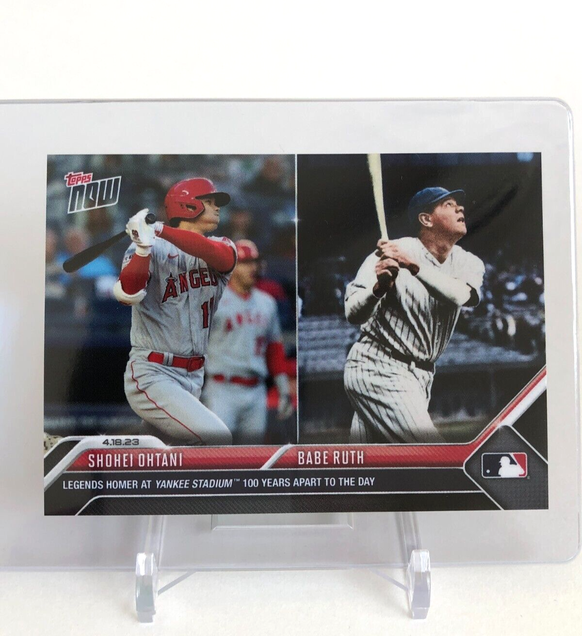 Shohei Ohtani Babe Ruth Topps card Major League Baseball #143 | eBay