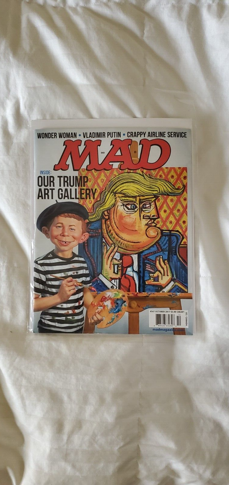 Mad Magazine October 2017 #547 Our Trump Art Gallery | eBay