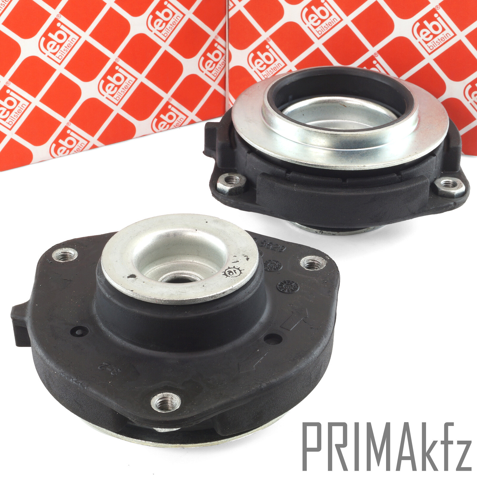 2 FEBI Federbeinlager Domlager vorne für Audi A3 Skoda Octavia Superb ...