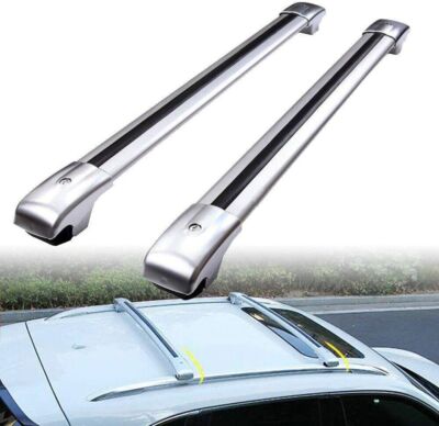 2Pcs Aluminum Roof Rail Rack Cross Bars Crossbar Fits for Suzuki Ignis ...