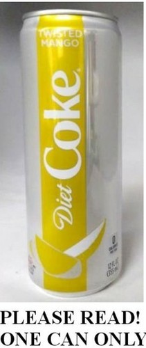 Diet Coke Twisted Mango 2018 NEW FULL USA Premium 12oz Tall Can Coca ...