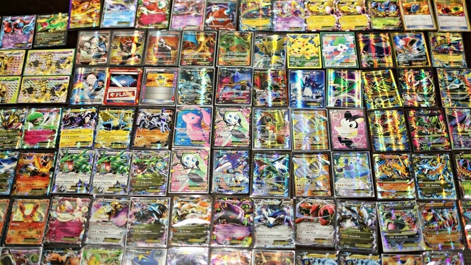 100% AUTHENTIC - POKEMON CARDS BUNDLE EX/V/VMAX ULTRA RARE HOLO SHINY ...