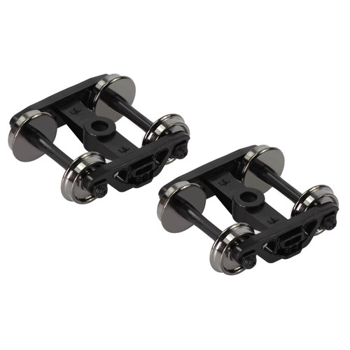 2pcs HO Gauge 1:87 Model Trains Bogie with 33" or 36" Metal Wheels ...