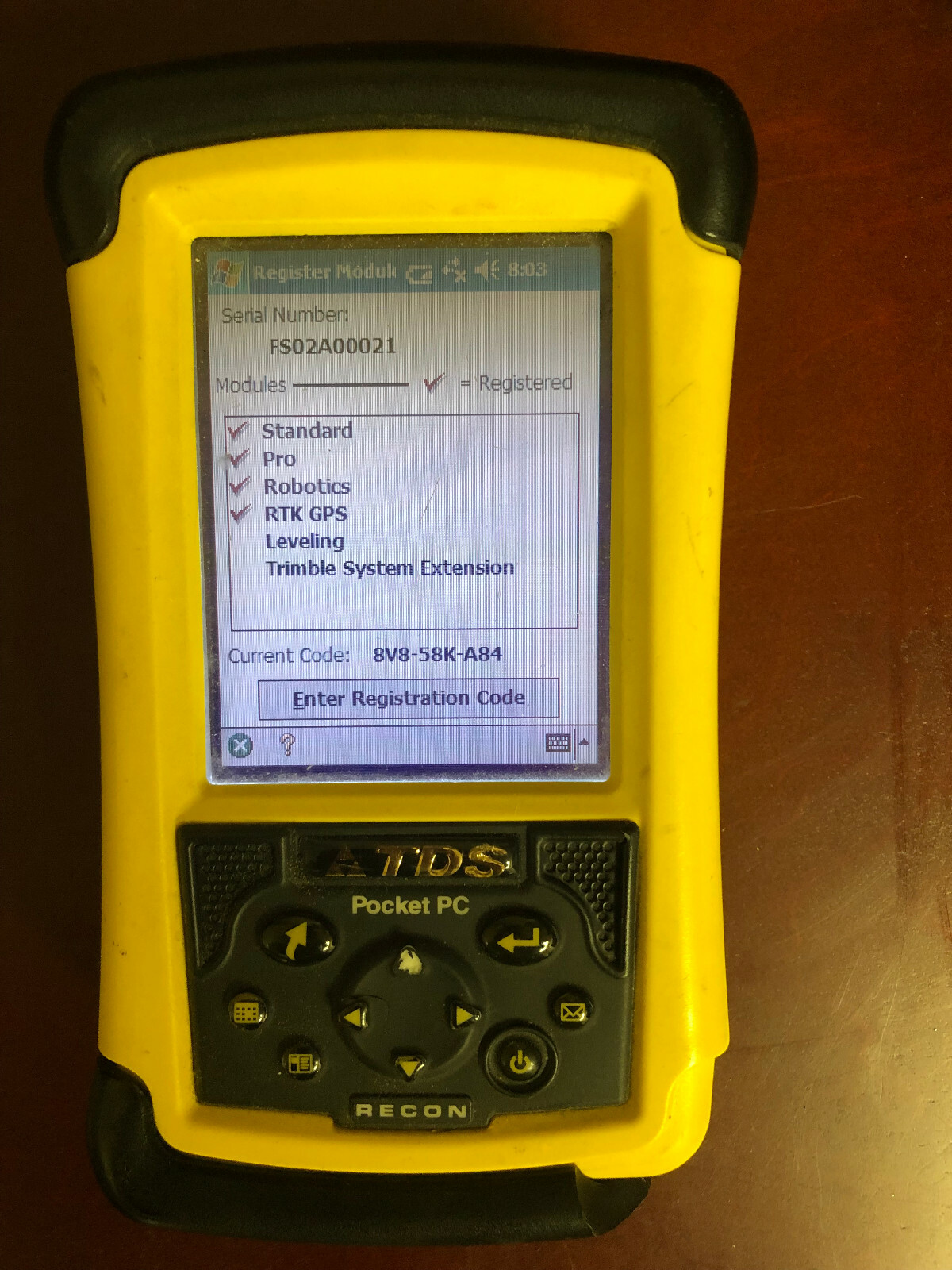 TDS Recon 200 Handheld data collector Pocket PC w/Windows Mobile Total ...