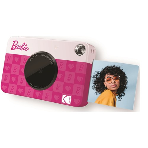 Kodak camera istantanea Printomatic Barbie 5MP con flash e batteria ...