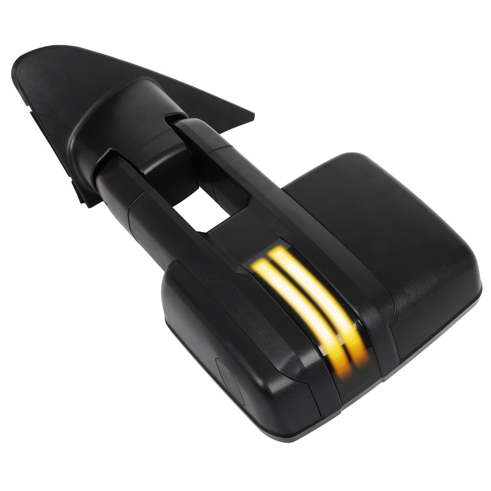 Towing Mirrors Heated Running Signals Light Black For 07-17 Toyota ...