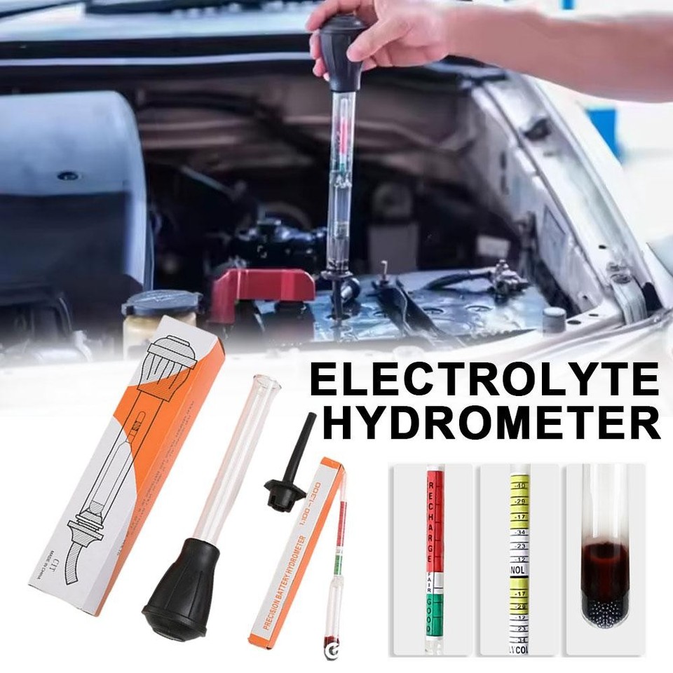 Battery Hydrometer Testing Electrolyte Level Density Lead Acid Specific ...
