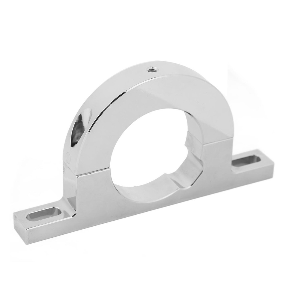 (Silver)Aluminum Steering Column Upper Column Mount 2 In Tube Steering ...