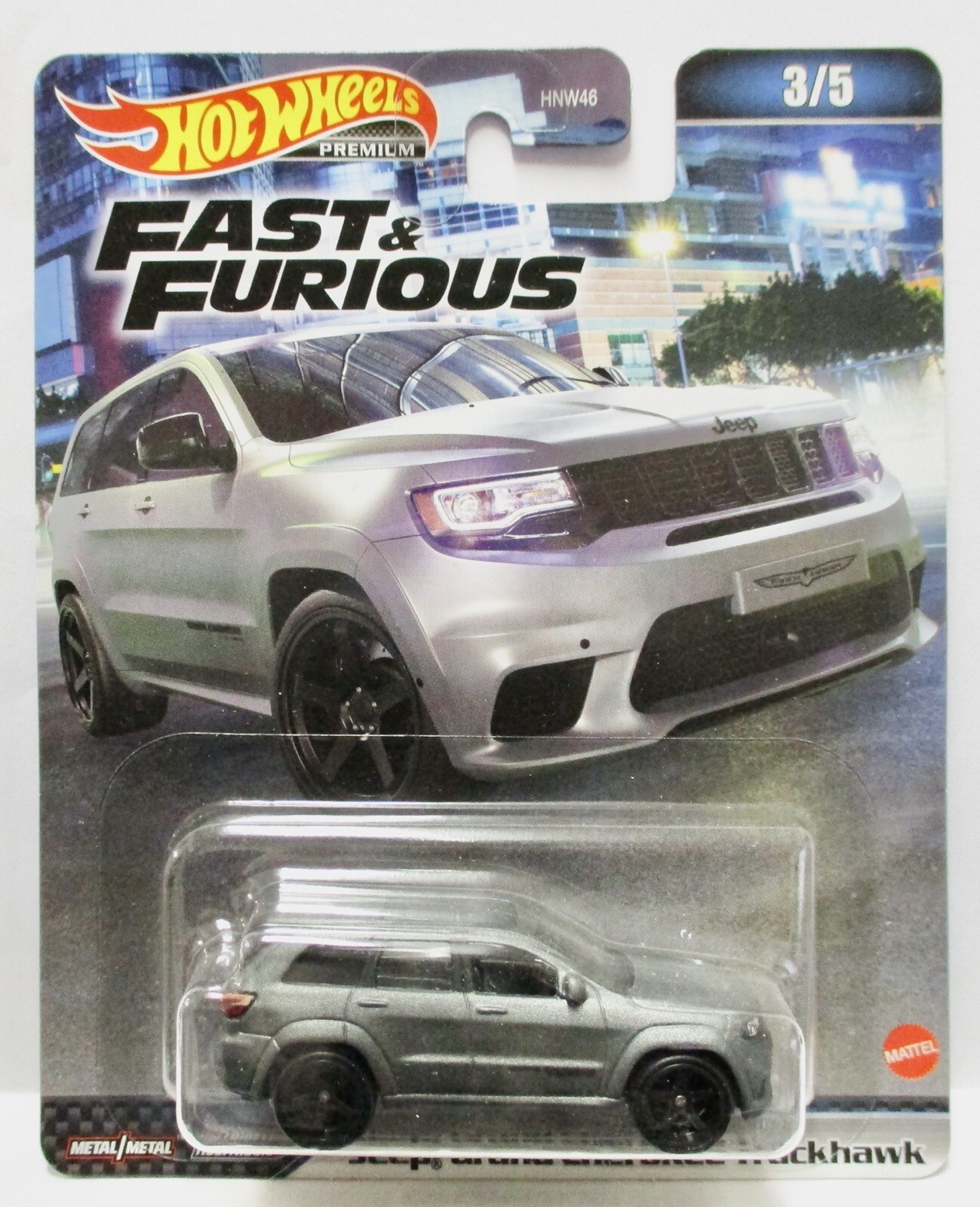 2022 HOT WHEELS FAST & FURIOUS JEEP GRAND CHEROKEE TRACKHAWK SILVER ...